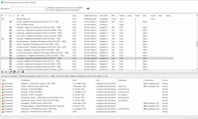 La gestion de mes sources évolue