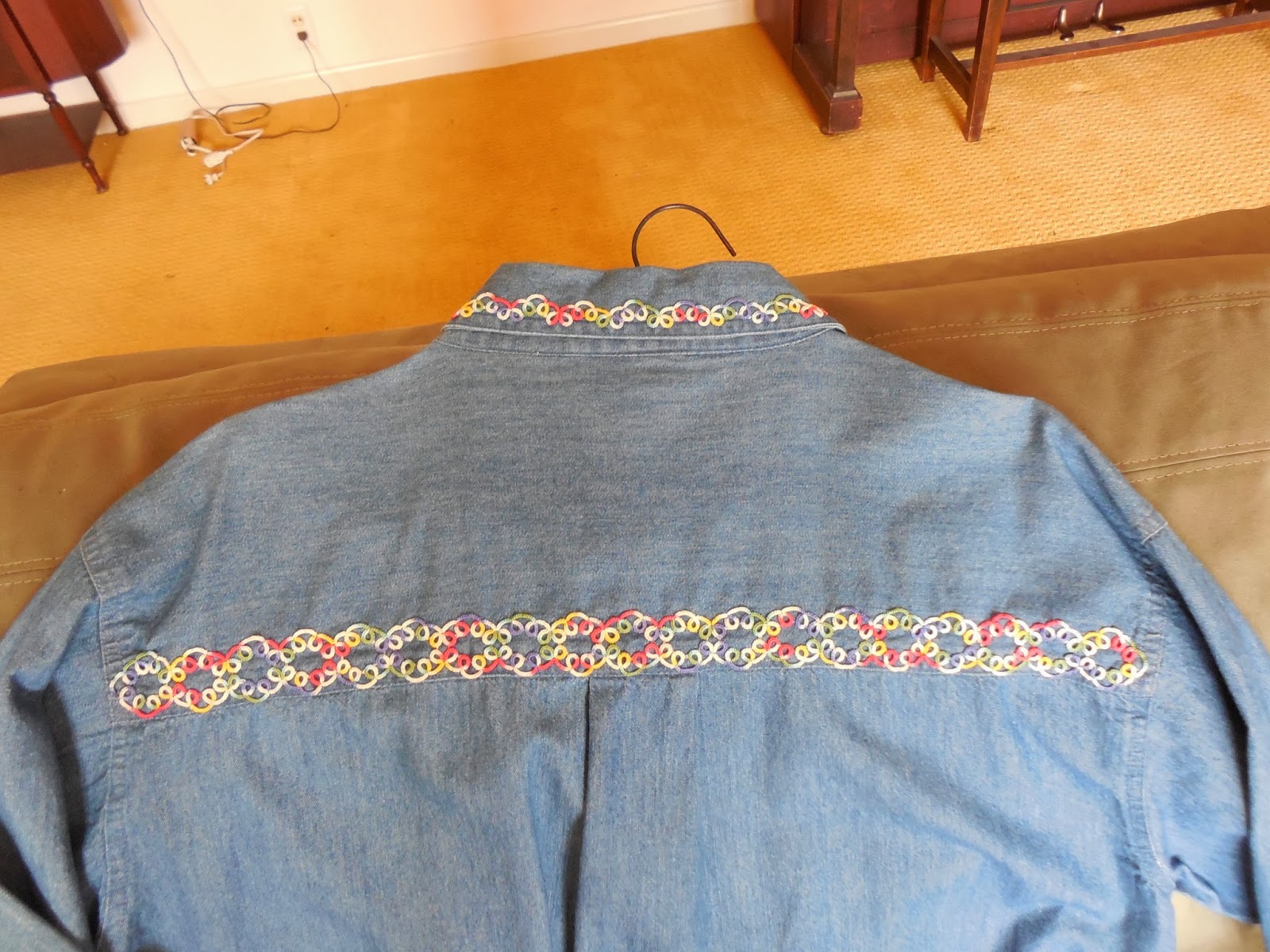 Tatting Embellished Denim Shirt–with Patterns | The ShuttleSmith