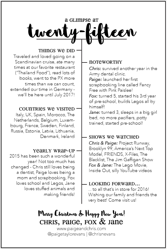 2015 Christmas Card Letter Paige Taylor Evans 2015-christmas-card-letter-paige-taylor-evans