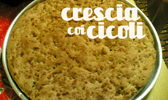 pergolando: Le ricette dla Pergola: la crescia coi cicoli