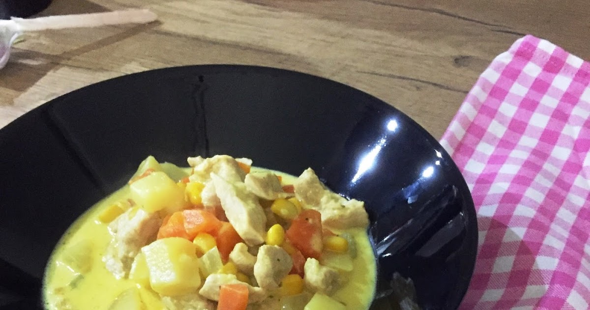 Hellannupit kaakossa: Kermainen kanakeitto