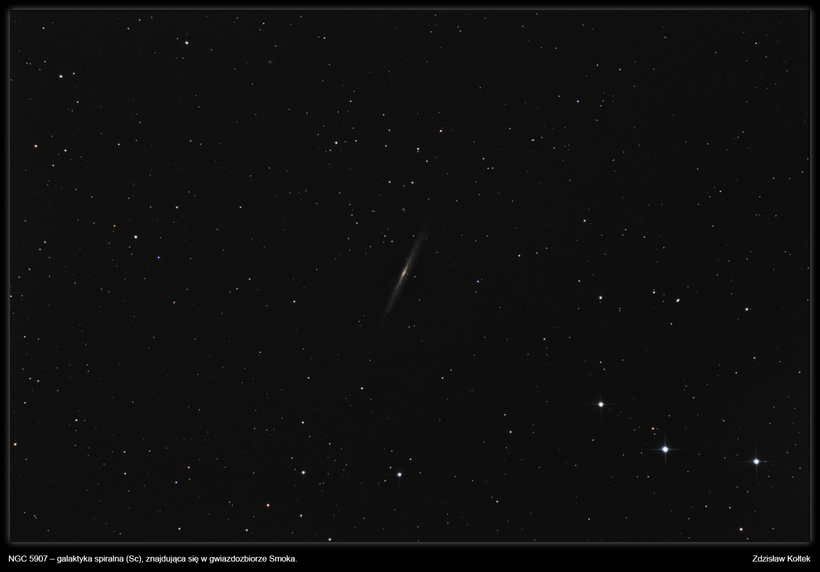 Astronomia Amatorska: NGC 5907