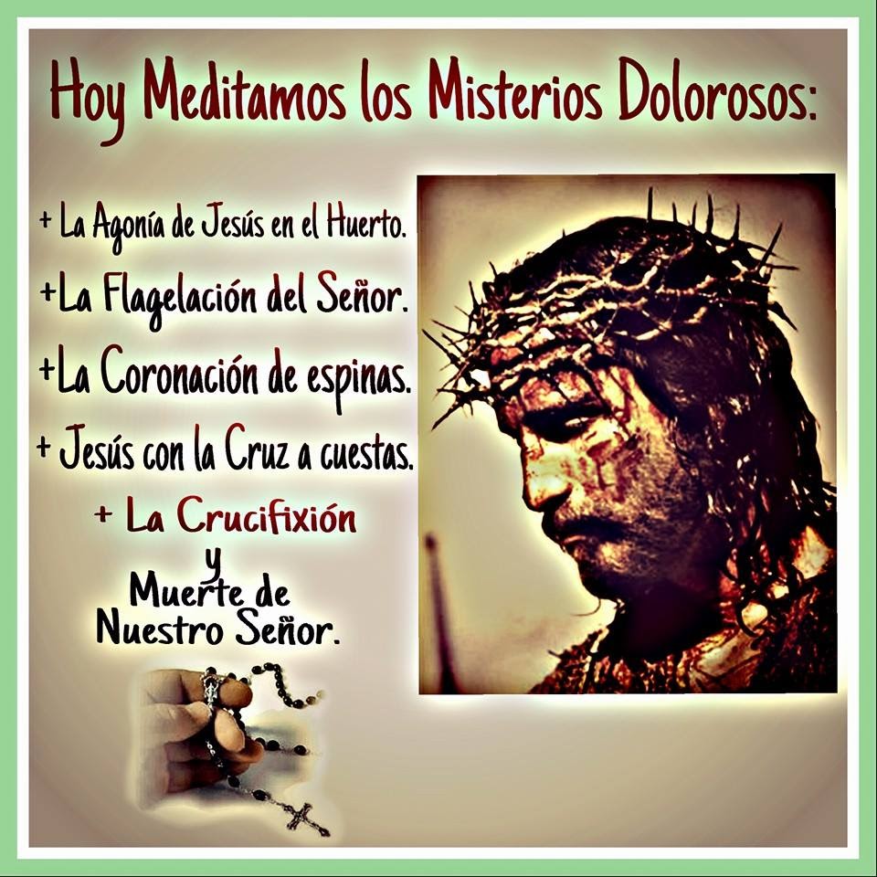 "LOS CINCO MINUTOS DE MARÍA": MISTERIOS DOLOROSOS