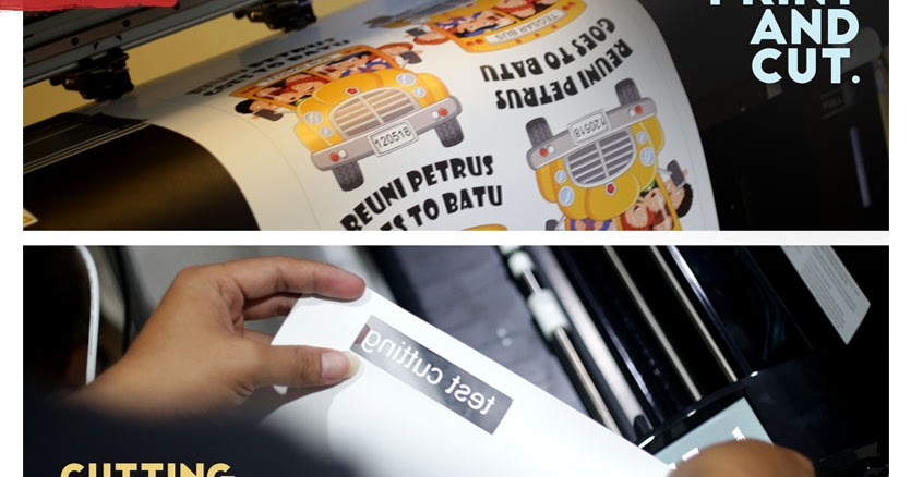 Mesin Print Digital Berkualitas: Print And Cut Sticker VS Cutting ...
