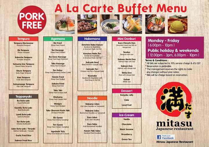 Mitasu Japanese Restaurant ~ Central Plaza ~ Deliciouslogy