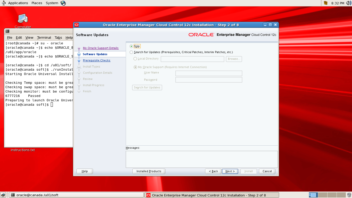 Yet Another Technology Blog Oracle Enterprise Manager Cloud Control 12c Release 1 Installation