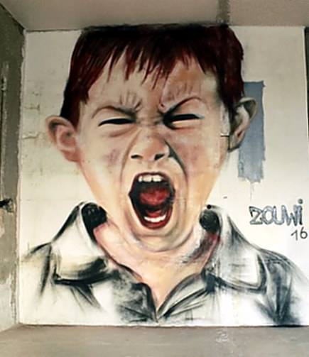 GRAFFITI COLLECTION IDEAS: Scary Graffiti Street Art by Zouwi