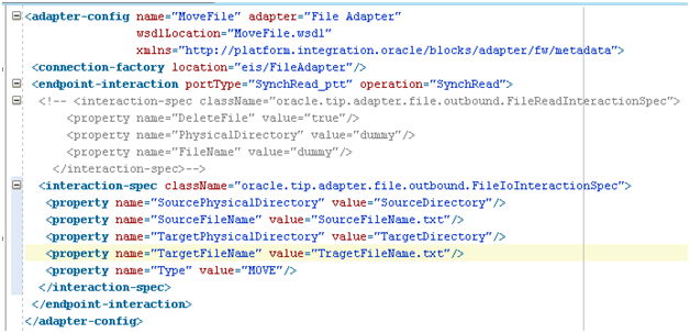 Soa 11g How To Move File From One Location To Other Using File Adapter Oracle Fusion 2497