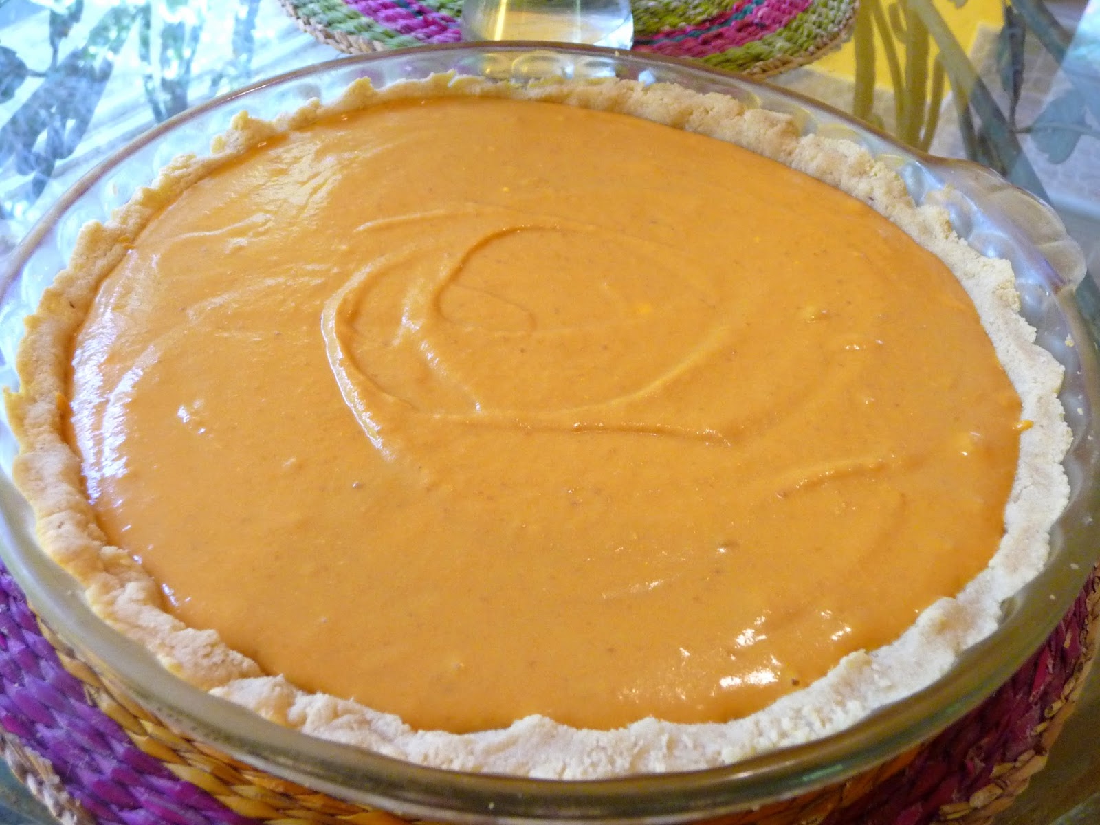 DEEP-DISH ALMOND PUMPKIN PIE
