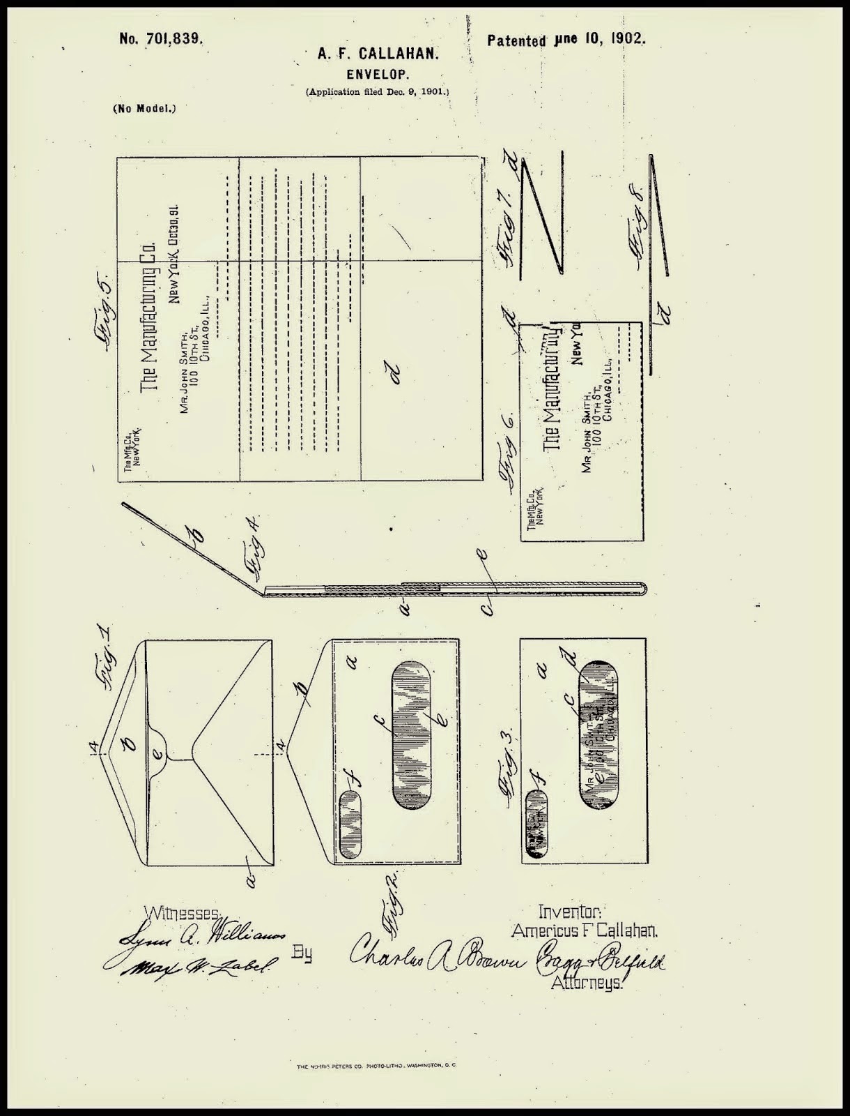 The Historical Collection Agency : Window Envelope Commentary