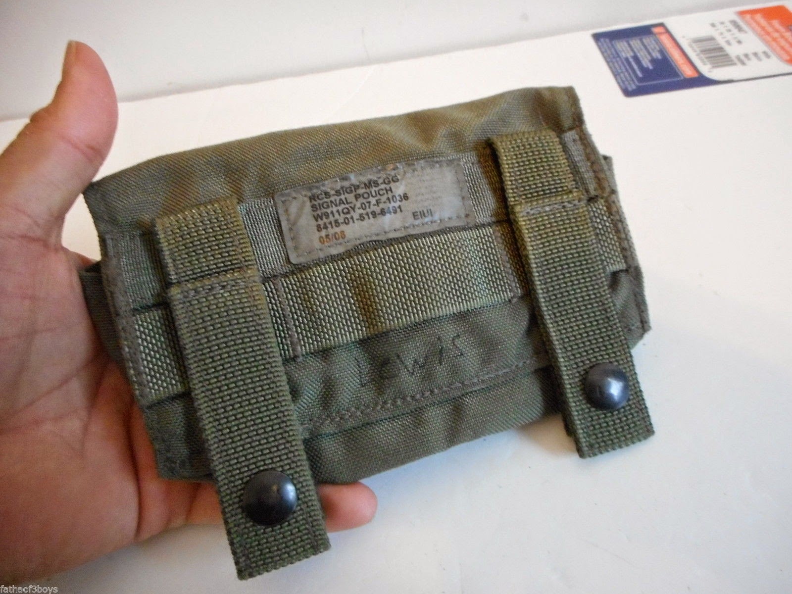 Webbingbabel: Eagle Industries RLCS Signal Flare Pouch Ranger Green