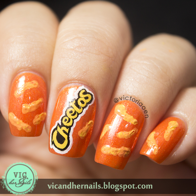 Vic and Her Nails: Digital Dozen Does Food - Day 4: Cheetos