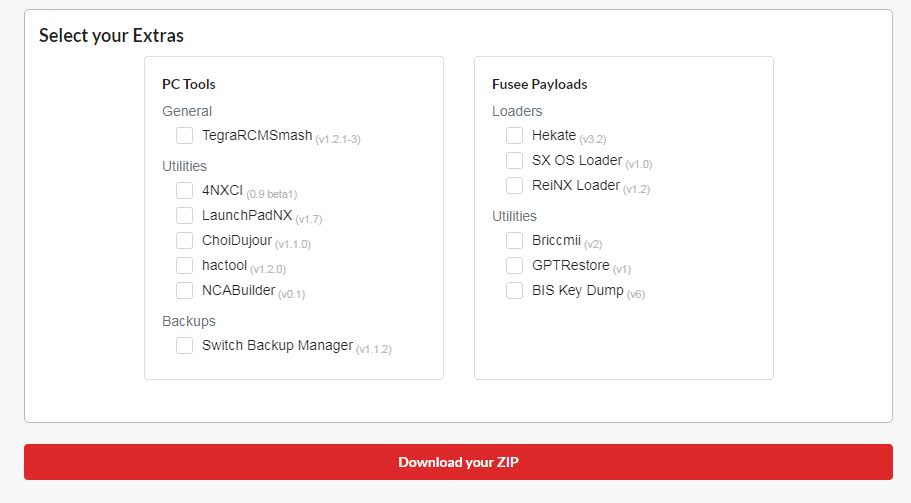 ニンテンドースイッチ 自作ソフトやエミュレータ、ツールなど必要なものを選びまとめてダウンロードできるウェブサイト紹介