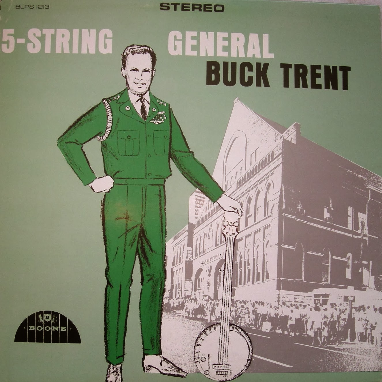 el Rancho: 5-String General - Buck Trent (1967) (Boone BLPS-1213)