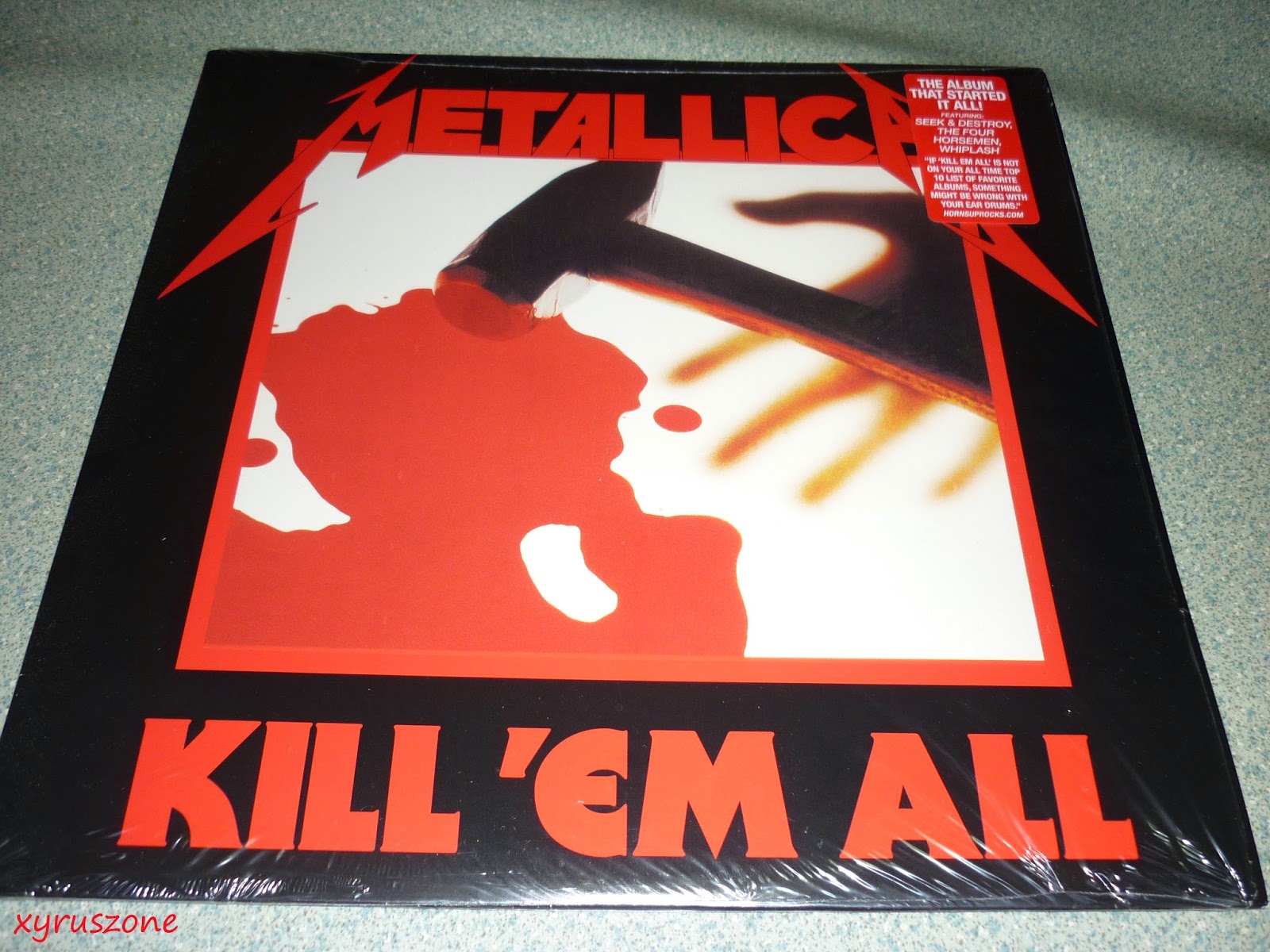 Xyrus Zone: Metallica - Kill 'Em All Vinyl (1983) Reissue