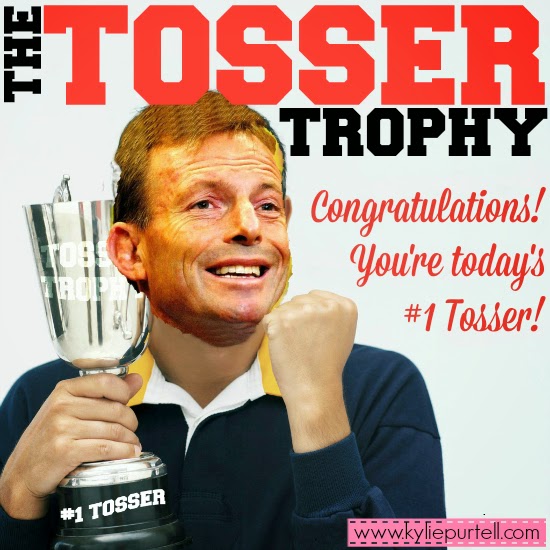 And the Inaugural Tosser Trophy goes to...