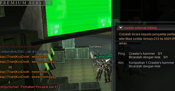 Dunia Persilatan RF Online: QUEST ARMOR LV 31 ACC CORA BELS