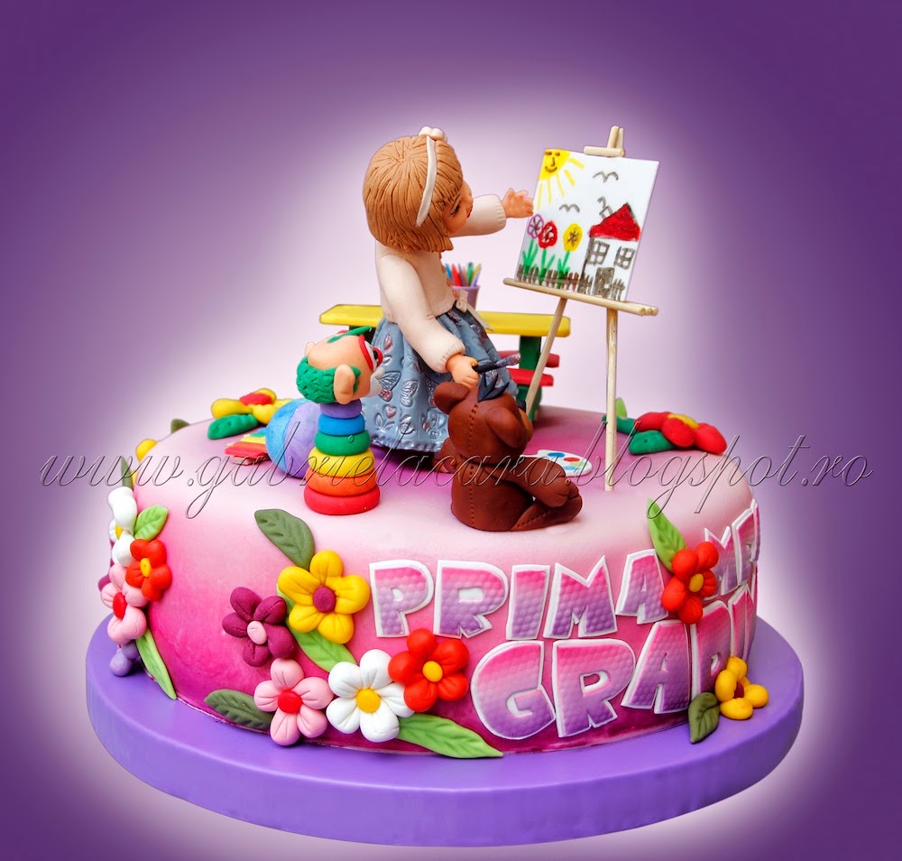 Gabriela's blog: TORT PRIMA ZI DE GRADINITA