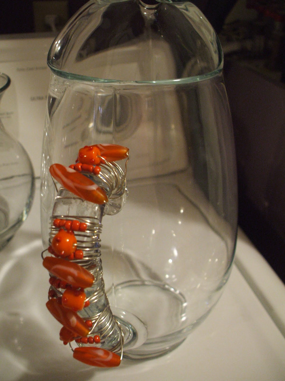 Gray Cardigan: Beaded Pitchers & Individual Cupcake Holders