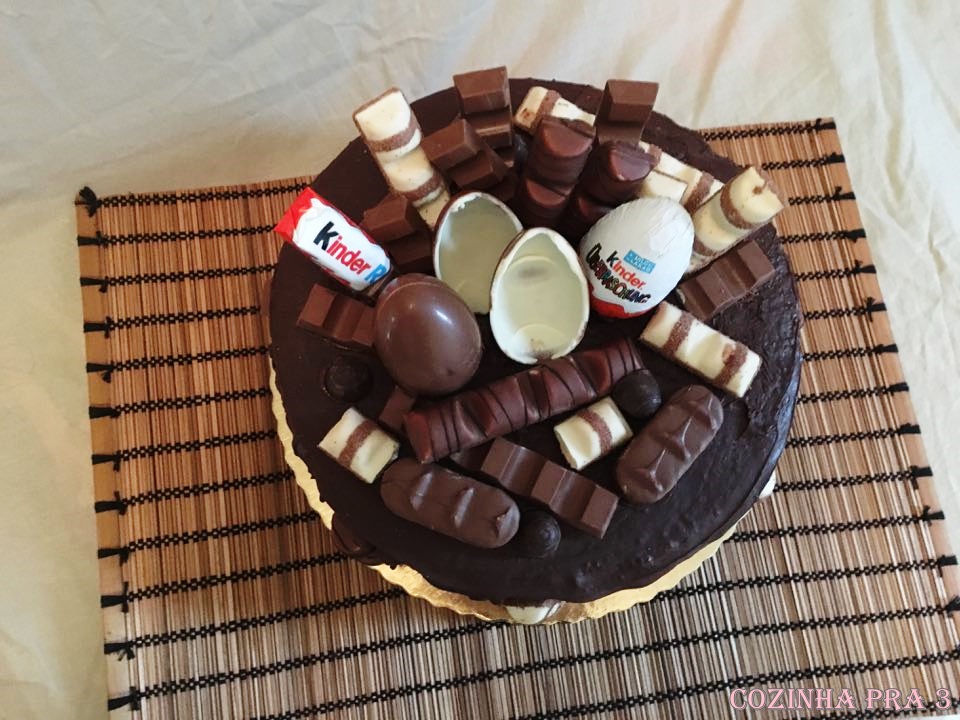 Cozinha pra 3: Bolo Kinder