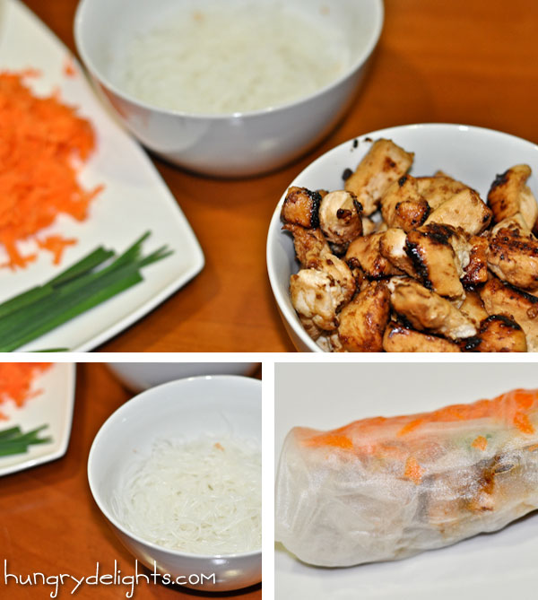 Hungry Delights: Hungry Recipes - Vietnamese Rice Paper Wraps