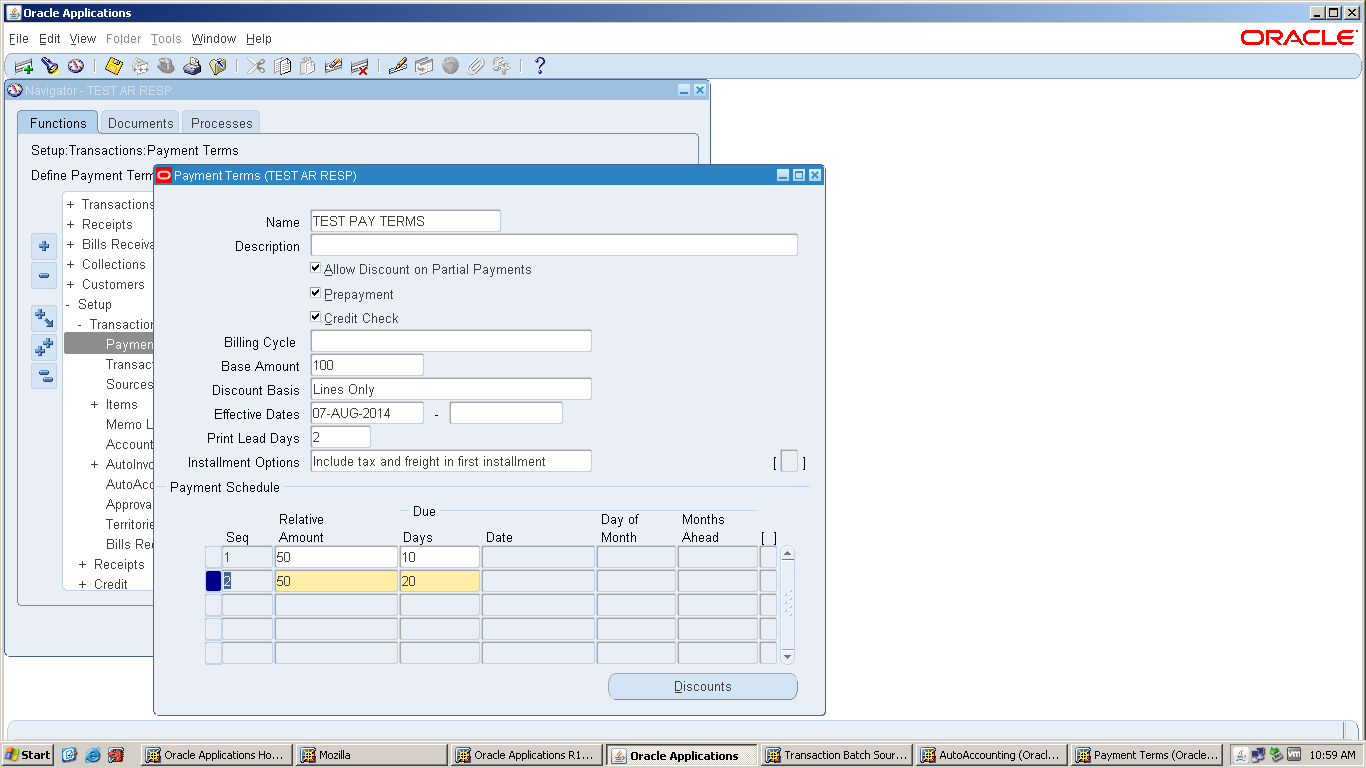 ORACLE APPS FUNCTIONAL: Oracle Accounts Receivables Setup