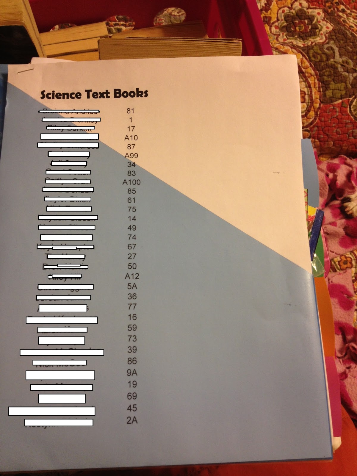 The Classy Teacher: The One With The Binder