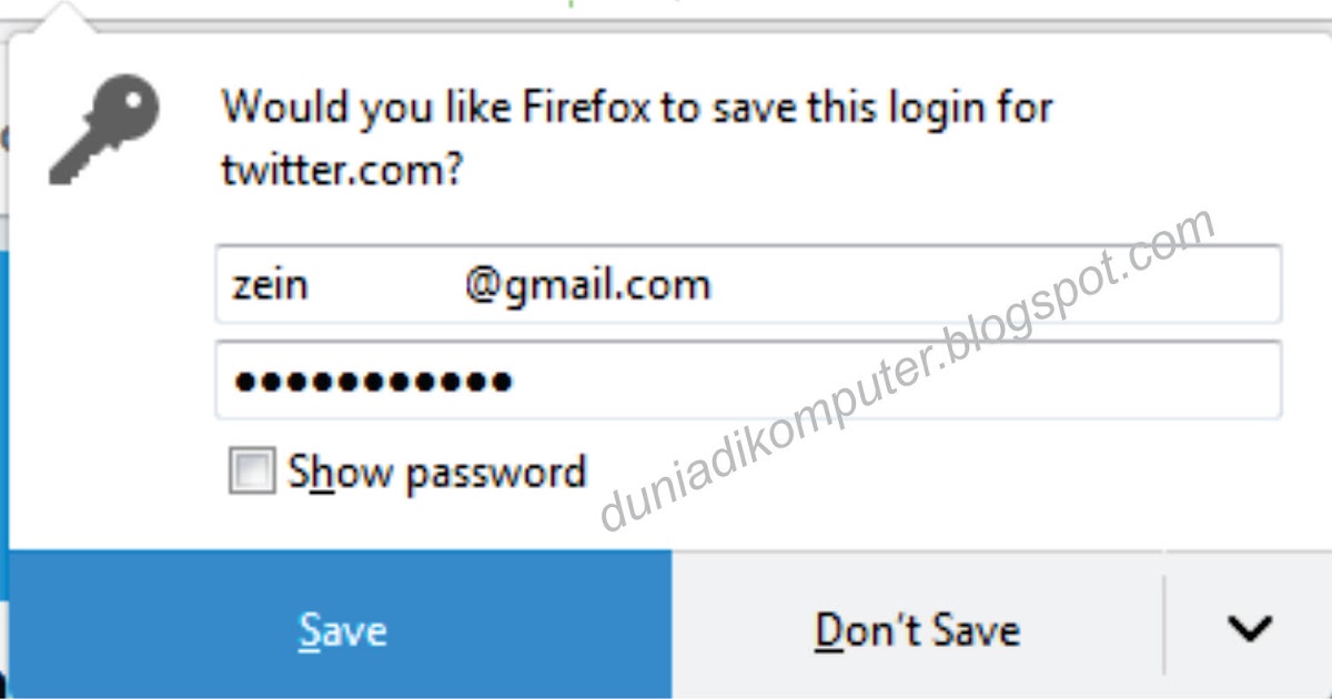 Cara melihat Password akun yang tersimpan di browser - Dunia Komputer