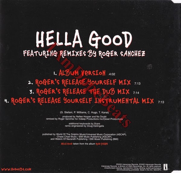 iAmDopeBeats Catalog: No Doubt - Hella Good [Promo CD Single]