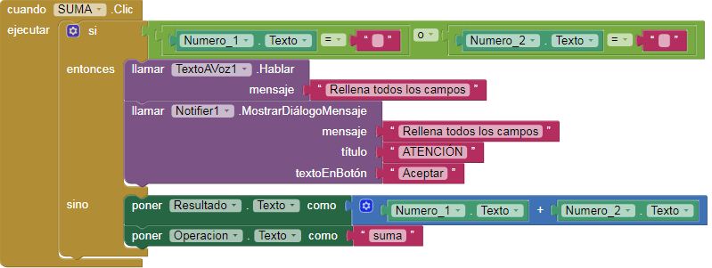 TYC 2º BACHILLERATO BC - 2017/18: APP INVENTOR | Calculadora