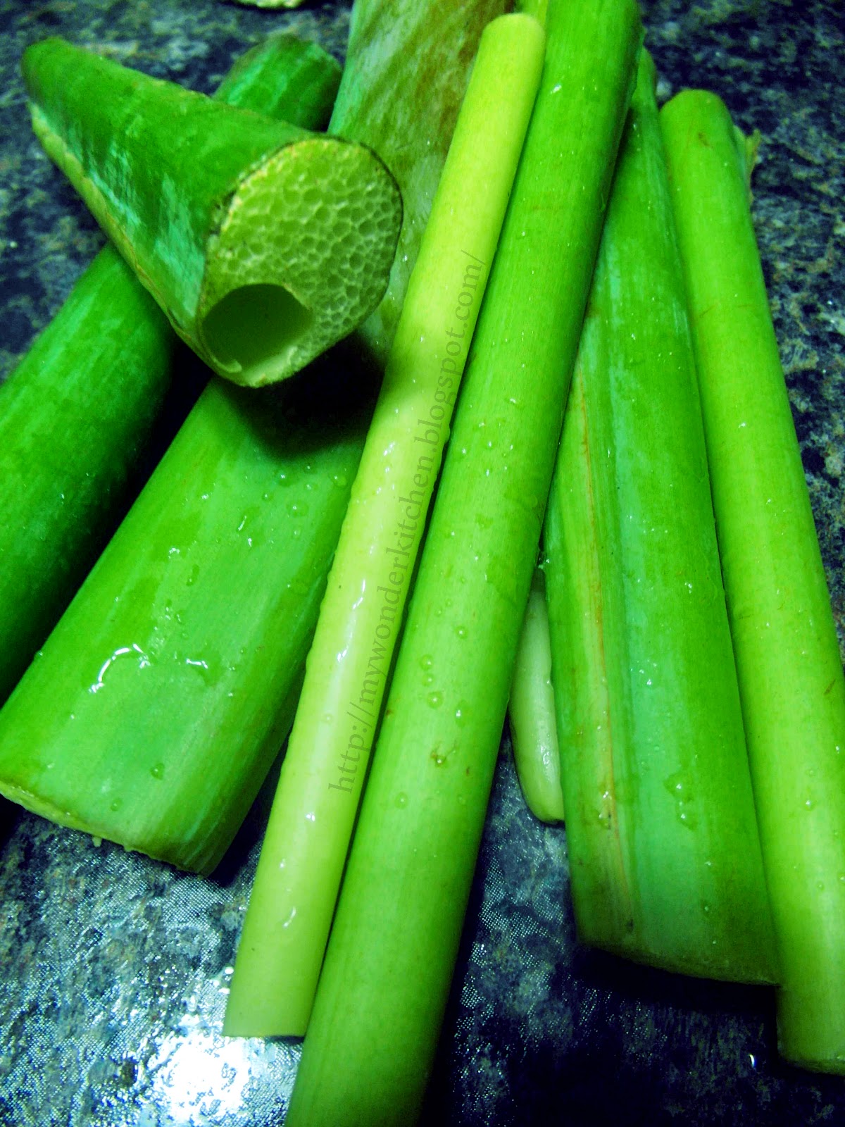 Chembu Thal thoran|Taro stem dish made with ground coconut and lentil,a ...