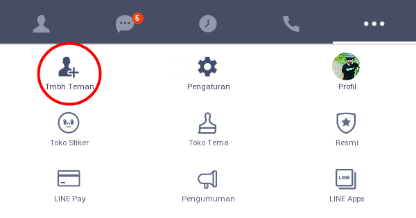 Cara Menambah Teman atau Kontak dengan ID Pengguna pada Line - akriko.com