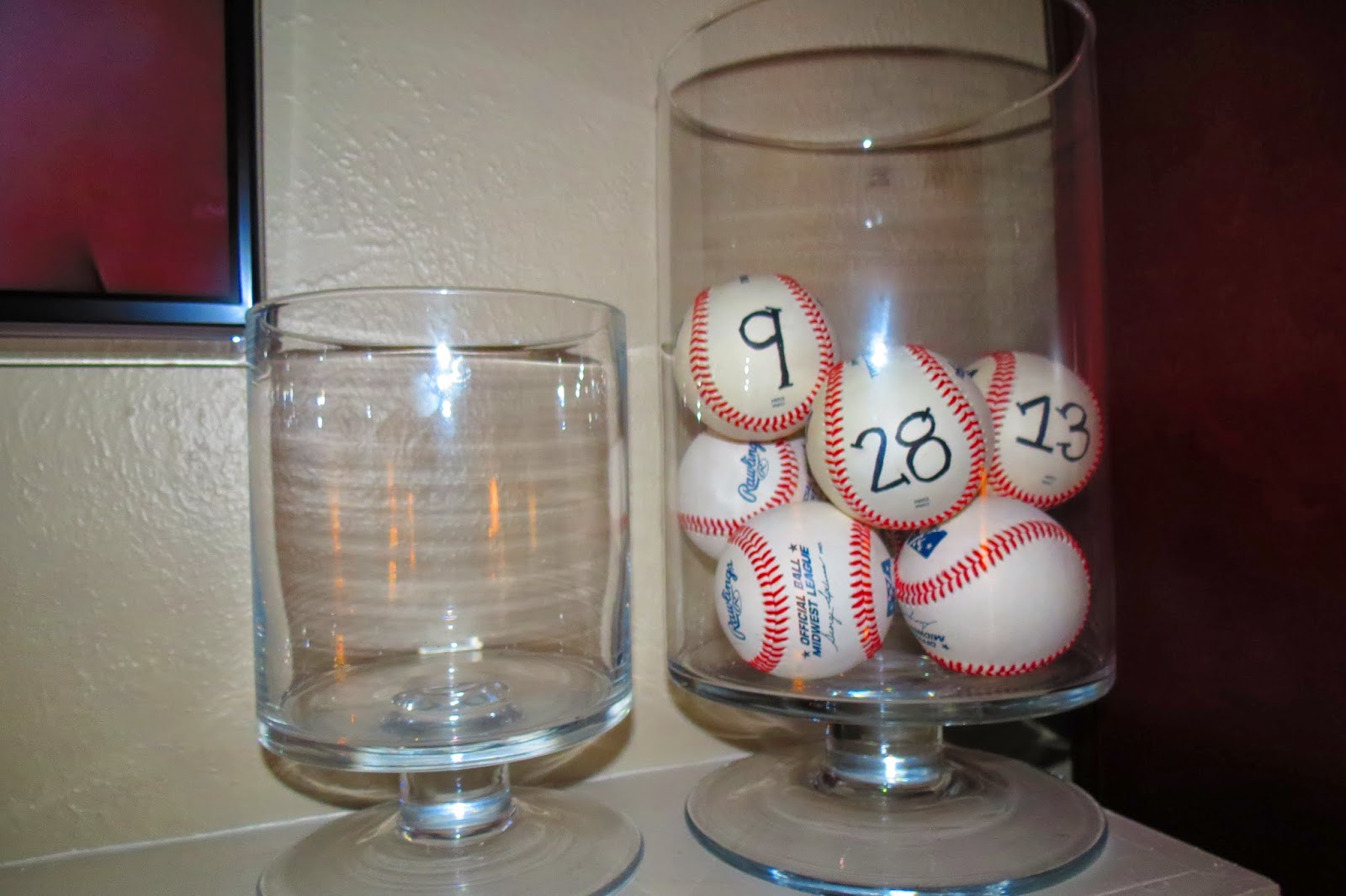 blog with the browns: Week 7: Baseball Vases + a few