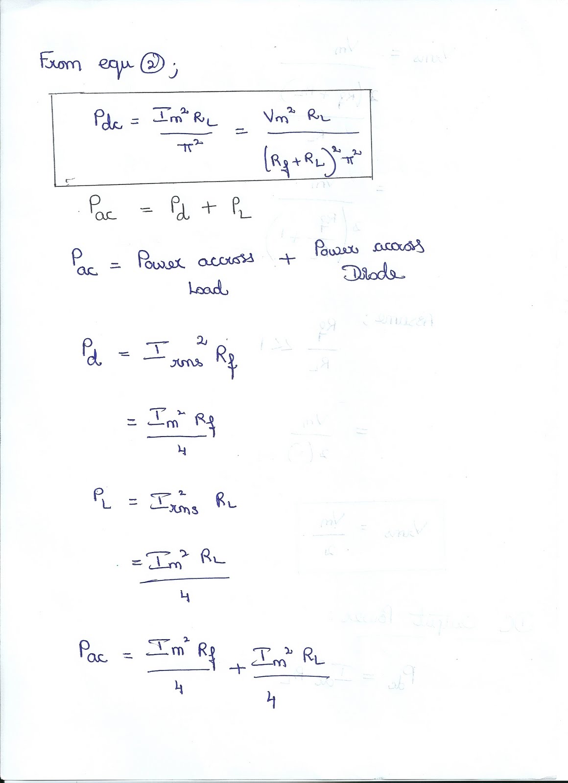 Half Wave Rectifier Analysis ~ Vidyarthiplus (V+) Blog - A Blog for ...