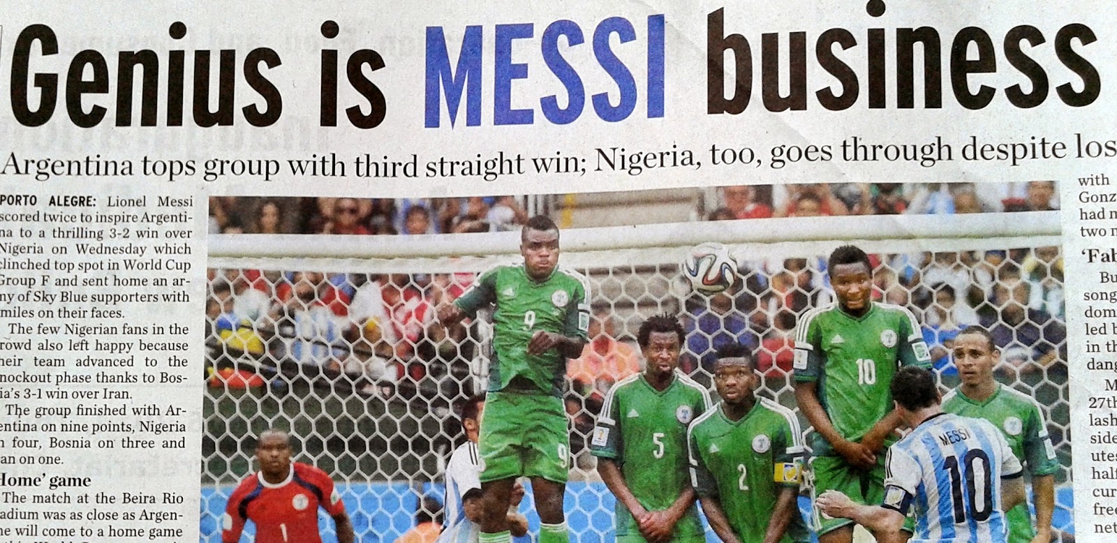 football headlines - The Art of Unpacking