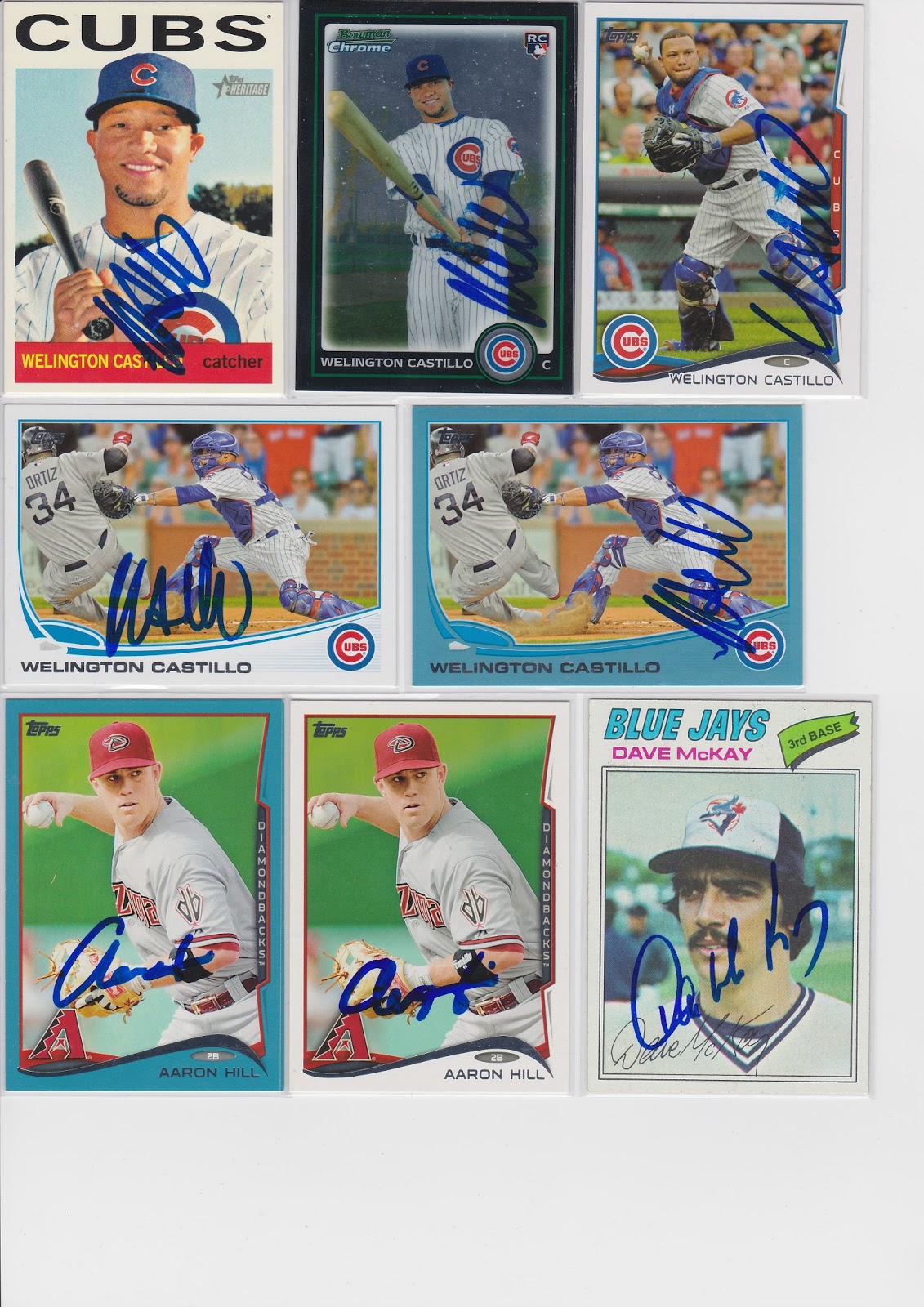 Jackson's Autographs: IP Chicago Cubs vs. Arizona Diamondbacks ...