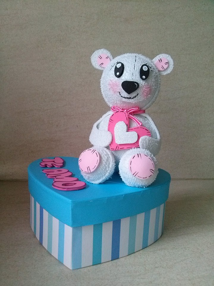 Fran V crafts and more: Varios modelos de Tiernos ositos de foami para ...