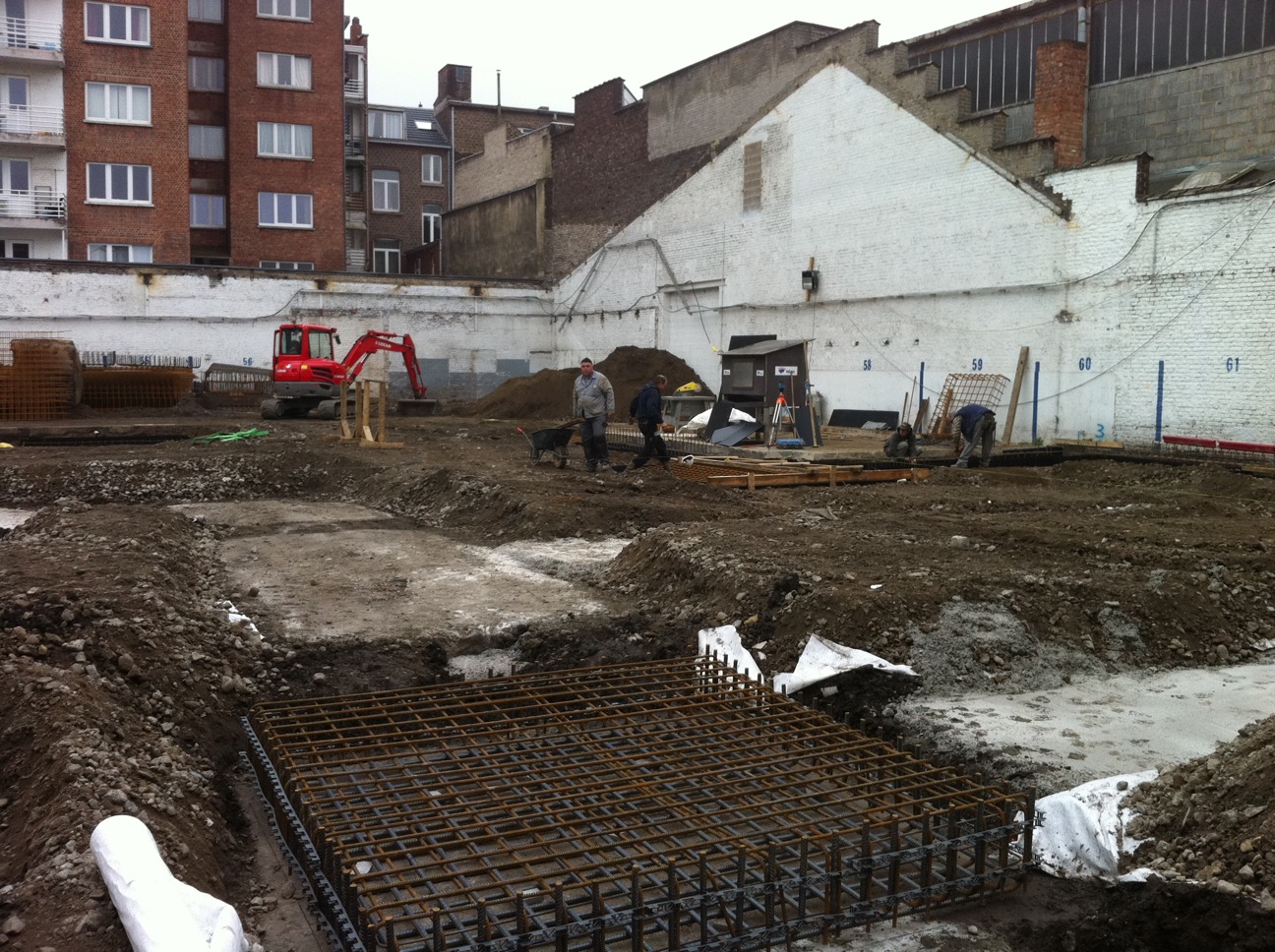 Le Campus Guillemins se construit (phase 2): Terrassements des faux ...
