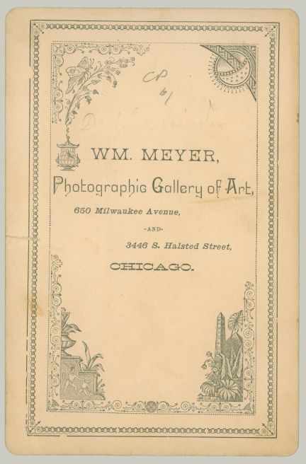 Cabinet Card Photographers: William Meyer