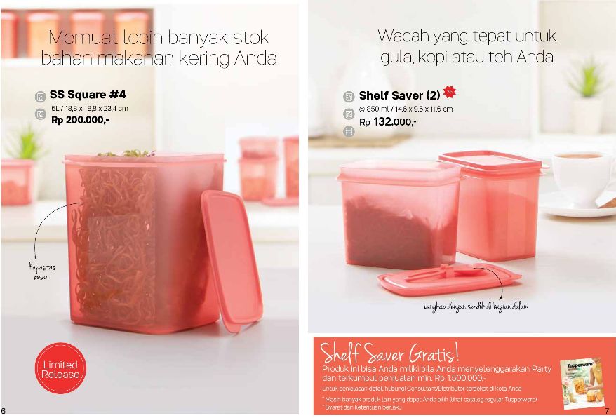 Promo Smart Saver Tupperware di Tahun 2017
