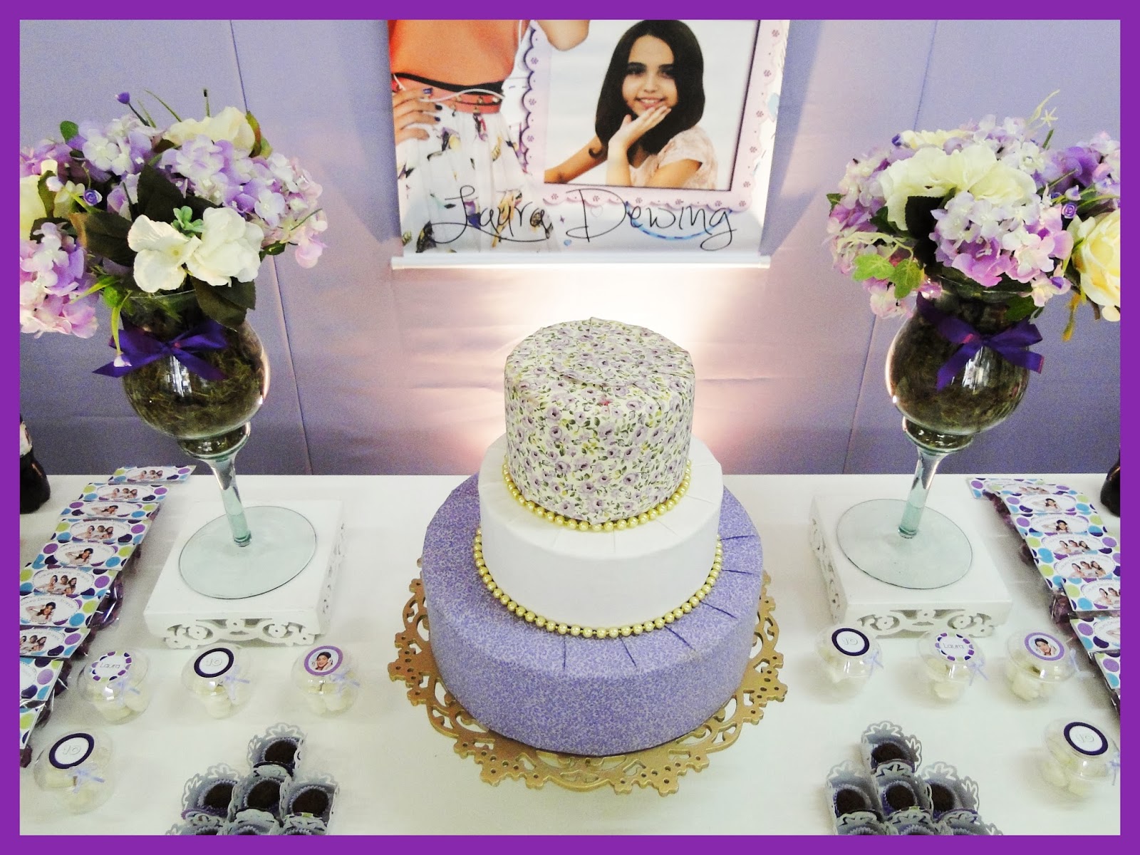 Festejar Ateliê de Festas e Lembrancinhas: Violetta para Laura Dewing