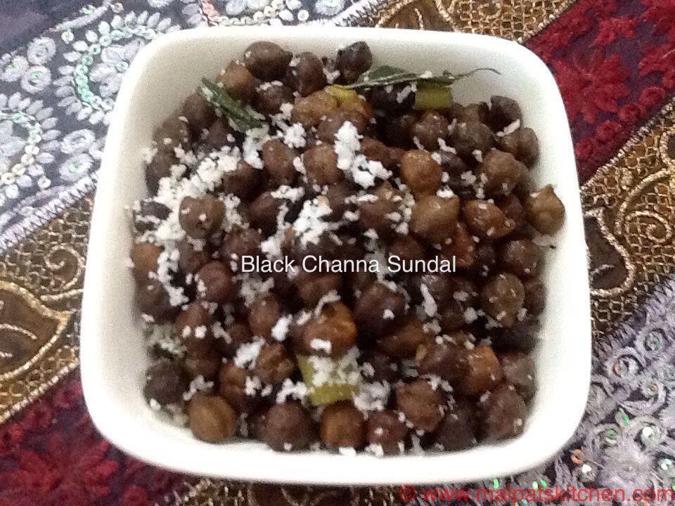 BLACK CHANNA SUNDAL ~ Malpats Kitchen