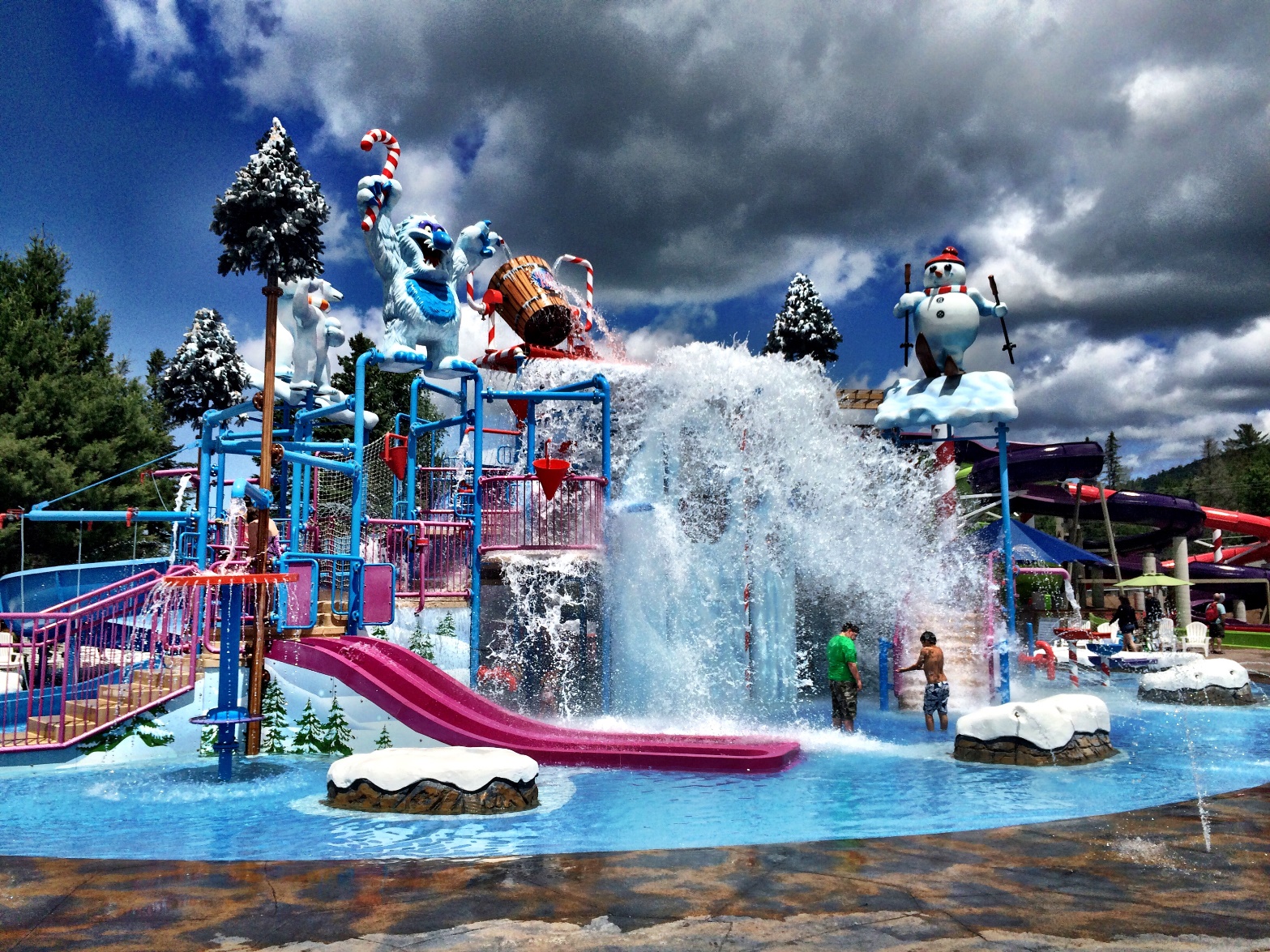Evan and Lauren's Cool Blog: 7/10/15: Santa's Village Fun in July!