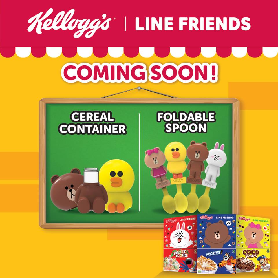 Kellogg’s Frosties 附送超萌Line Friends Cereal Container
