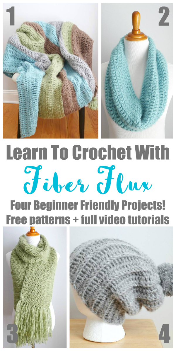 Fiber Flux: Learn To Crochet With Fiber Flux! Series Recap