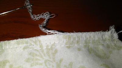 Apples to Applique: Serged Edge Finish