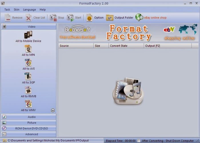 Format Factory ~ BWS Centre