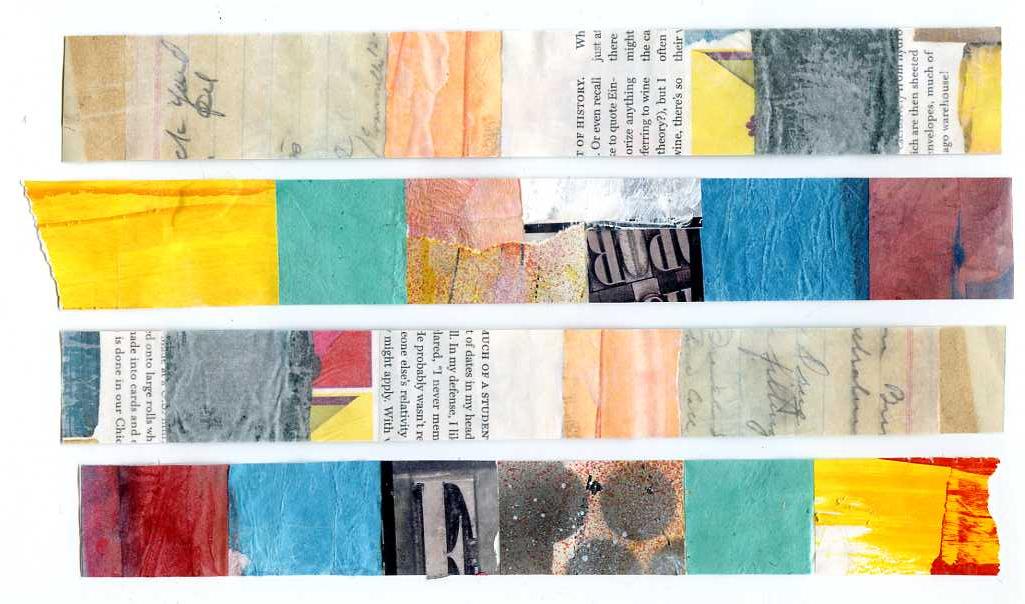JO REIMER: An Intro to Piecings... collage paintings