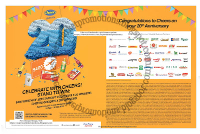 Cheers 20th Anniversary Promotion 18 September - 30 October 2018 ...