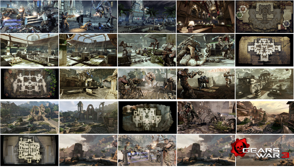 Metro City: Mapas para el Multijugardor de Gears 3